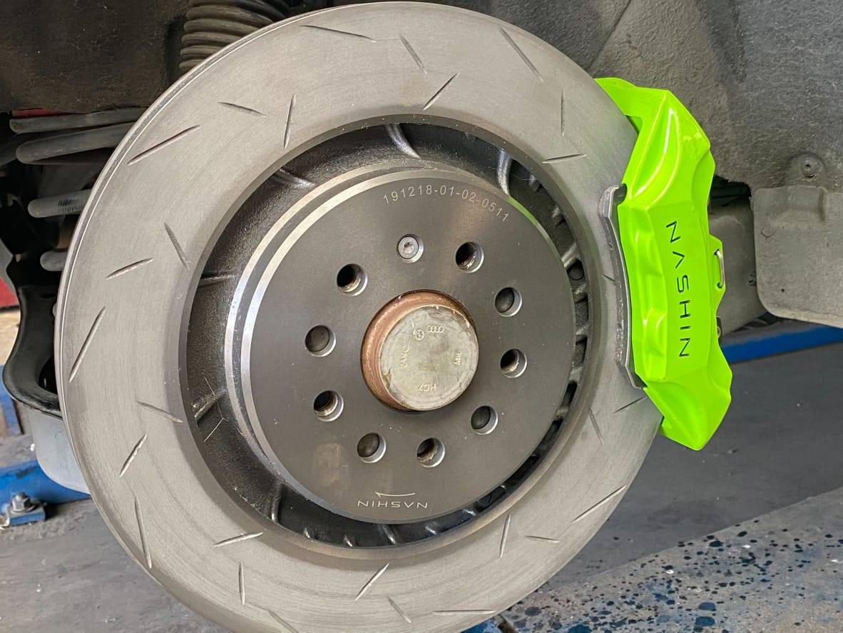 Nashin T3-R 3 Pot Forged Caliper E-Brake (Rear) System Brake Kit (355mm)