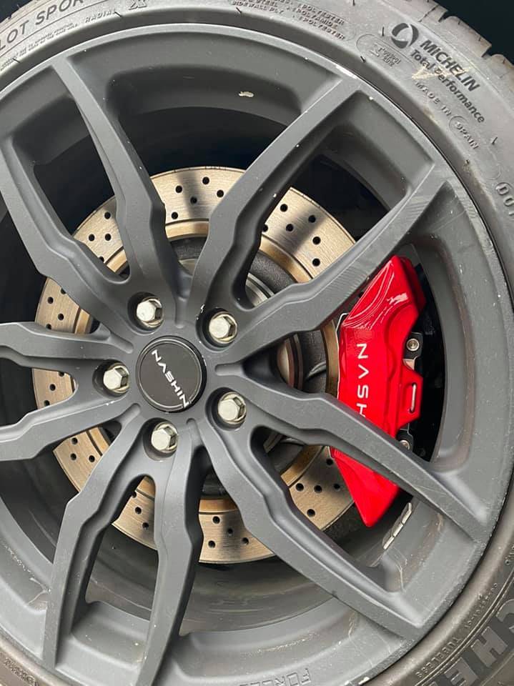 Nashin T3-R 3 Pot Forged Caliper E-Brake (Rear) System Brake Kit (355mm)