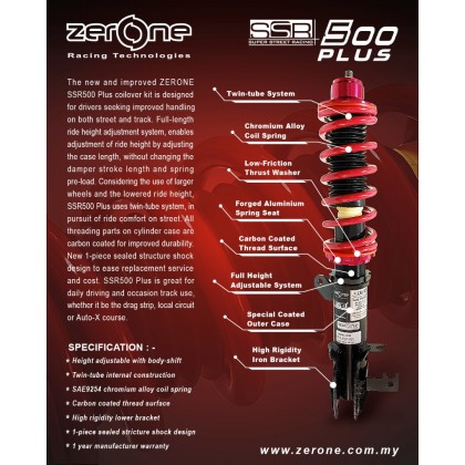 Mitsubishi Lancer CS3 | Airtrek 2001-06 - ZerOne SSR500 Plus Hi-Lo ...